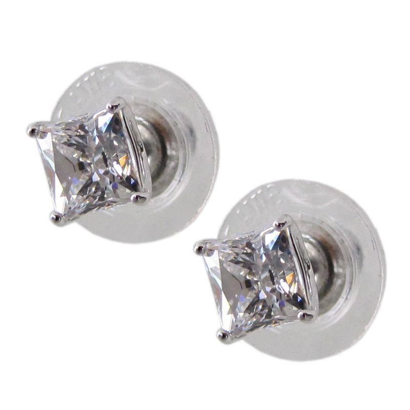 スワロフスキー ピアス レディース Attract アトラクト スクエア クリア シルバー 5509936【スペシャルラッピング660円 ...