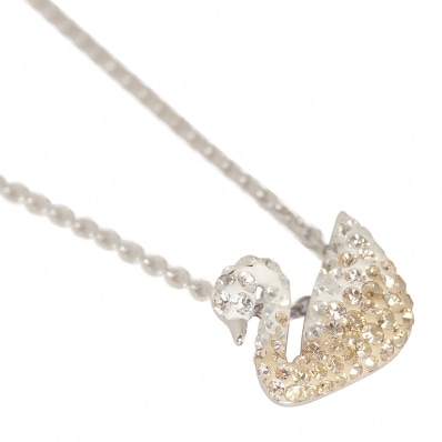 スワロフスキー SWAROVSKI ネックレス Iconic Swan アイコニックスワン ピンクゴールド グラデーション 5215038 ...
