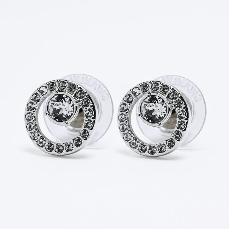 スワロフスキー SWAROVSKI ピアス Creativity スタッドピアス クリア×シルバー 5201707 ジュエリー【スペシャル ...