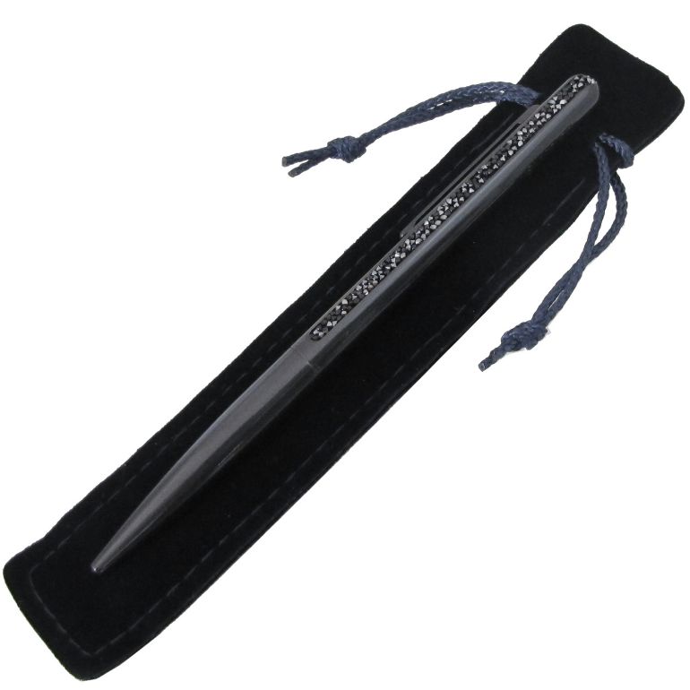 スワロフスキー SWAROVSKI ボールペン CRYSTAL SHIMMER クリスタル シマー ブラック 5595667 【名入れ有料可 ...