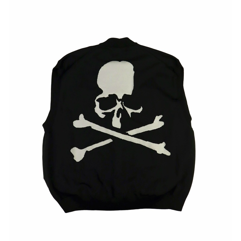 【24SS】mastermind JAPAN マスターマインド・ジャパン SKULL KNIT VEST MJ24E12-KN008 ブラック ...