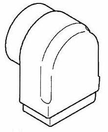 ｴｽﾛﾝ 丸角ﾊｲﾄｲｴﾙﾎﾞUT60-R60-90°ｳｫｰﾑﾍﾞｰｼﾞｭ | エスロン（積水化学工業）,たてとい,丸トップ UT60 ...