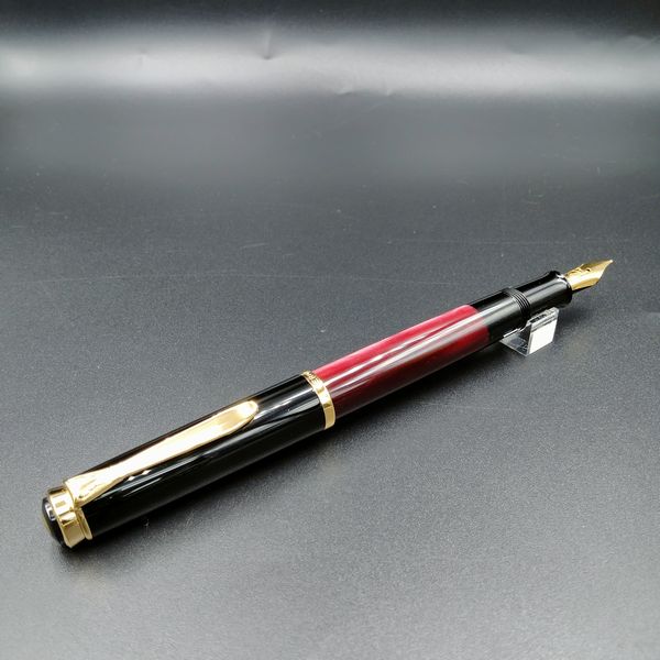 Pelikan ペリカン 特別生産品 クラシック Classic M200 Red Marbled レッドマーブル 24金プレートステンレス ...