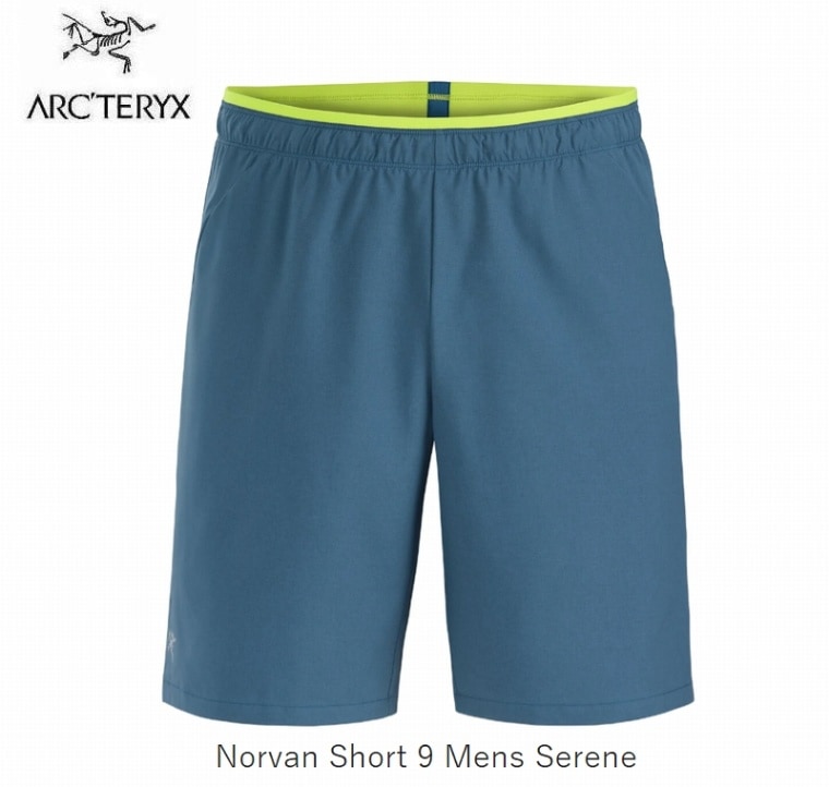 アークテリクス ARC'TERYX Norvan Short 9 Men Serene L08613800 ノーバン ショートパンツ 9 ...
