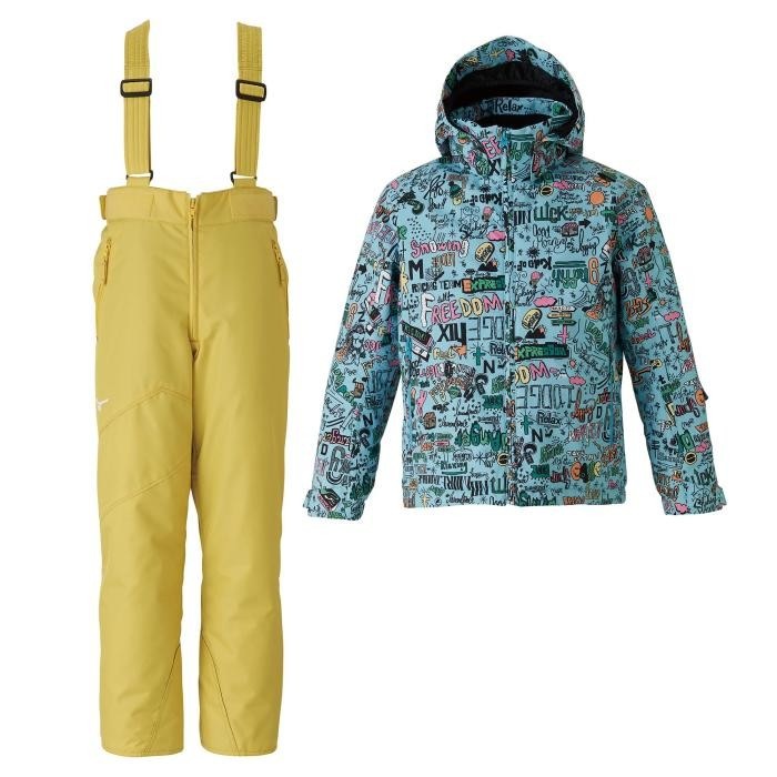 ミズノ 2020 MIZUNO Snow Jr. Suit Z2MG9956 上下SET ミズノ スキーウエア ジュニア キッズ 24ブルー | スキーウェア,mizuno,kids ...