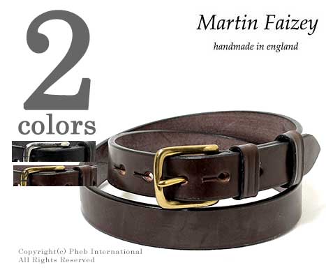 マーティンフェイジー/MARTIN FAIZEY M.F.SUDDLERYレザーベルト(1-WESTEND-BUCKLE)｜アンドフェブ公式通販