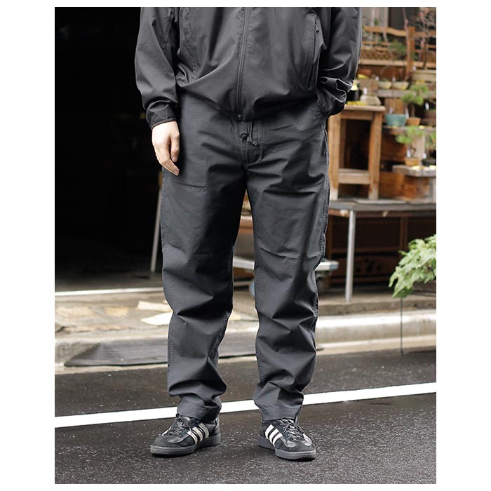 orSlow オアスロウ スミブラック リップストップ ニューヨーカーパンツ イージーパンツ SUMI BLACK RIP STOP NEW ...