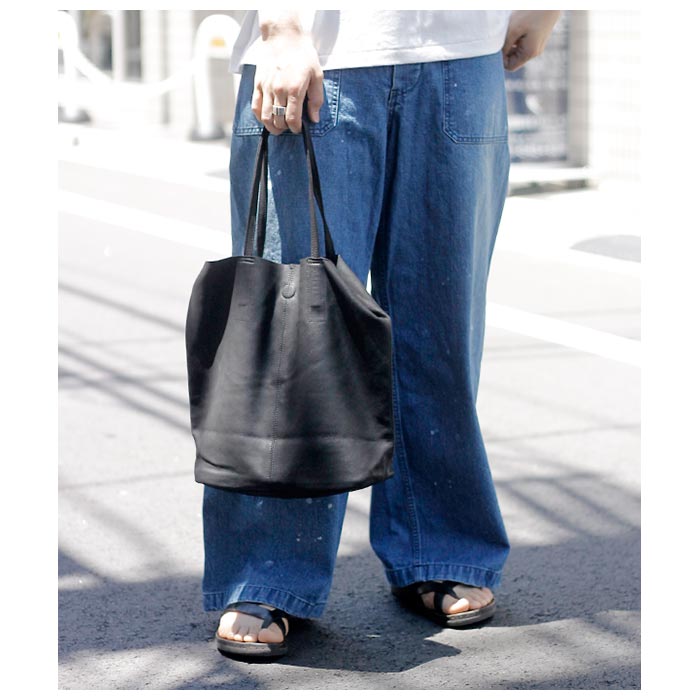 モルフェ Morphee ゴートレザー ミディアム トート ブラック 3WAY MEDIUM TOTE BLACK (ML-BLK-102)｜アンドフェブ公式通販