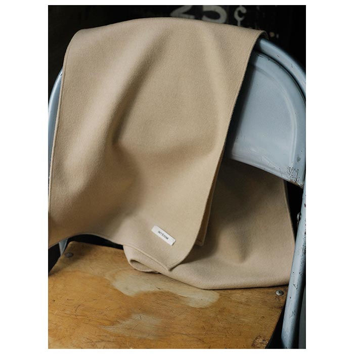 インテリム INTERIM リユース ライトメルトン キャメル ナロー ストール RE-USE LIGHT MELTON CAMEL NARROW STOLE (IT24A463)の通販ページ ...