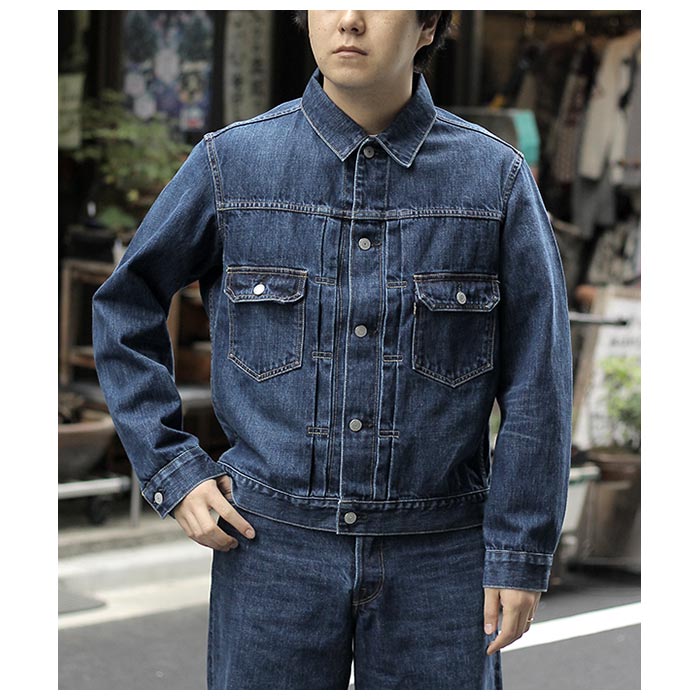 SCYE サイ セルヴィッチ デニム ユーズドウォッシュ トラッカージャケット Selvedge Denim Used Wash ...