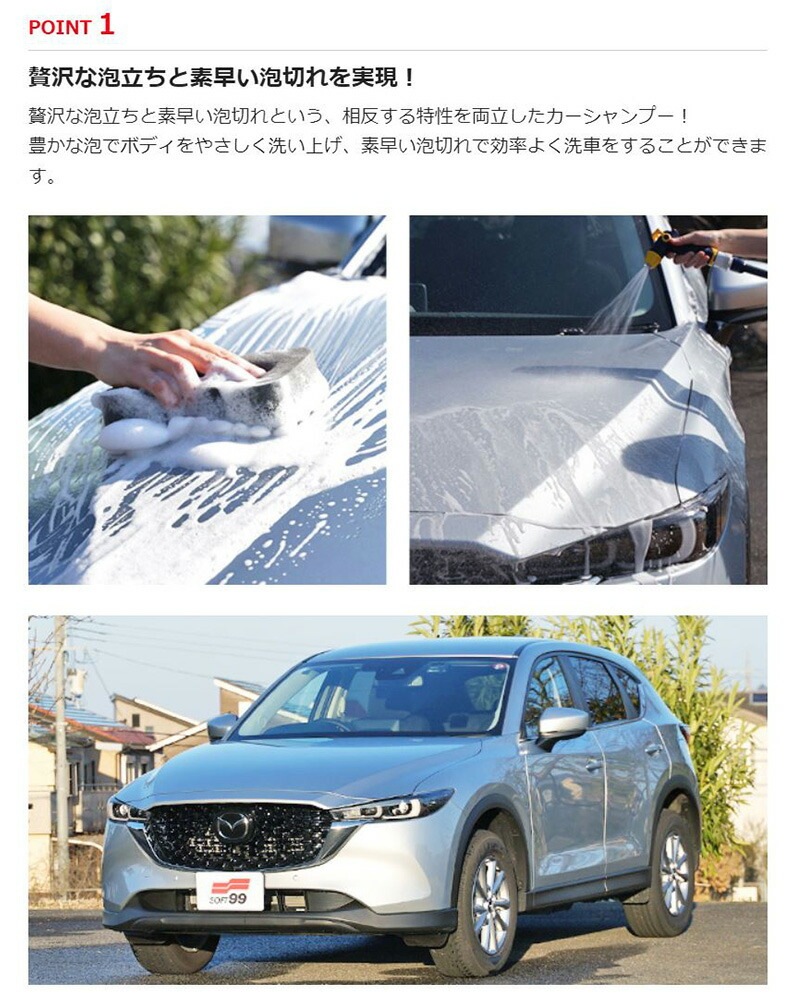 02901 SOFT99 ソフト99 ALAUNEN アワテクシャンプー 800ml 洗車用品 コーティング施工車/全塗装塗色に対応 (沖縄・離島 配送不可) | シャンプー | アンドライブ ...