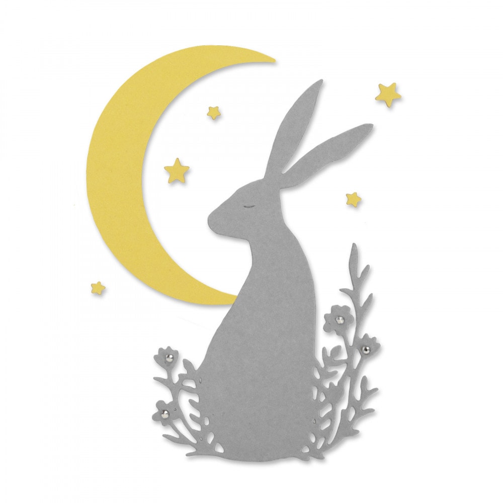 Sizzix Thinlits 663316 Midnight Hare By Sophie Guilar | Sizzix,Designer ,Sophie Guilar ,Thinlits ...