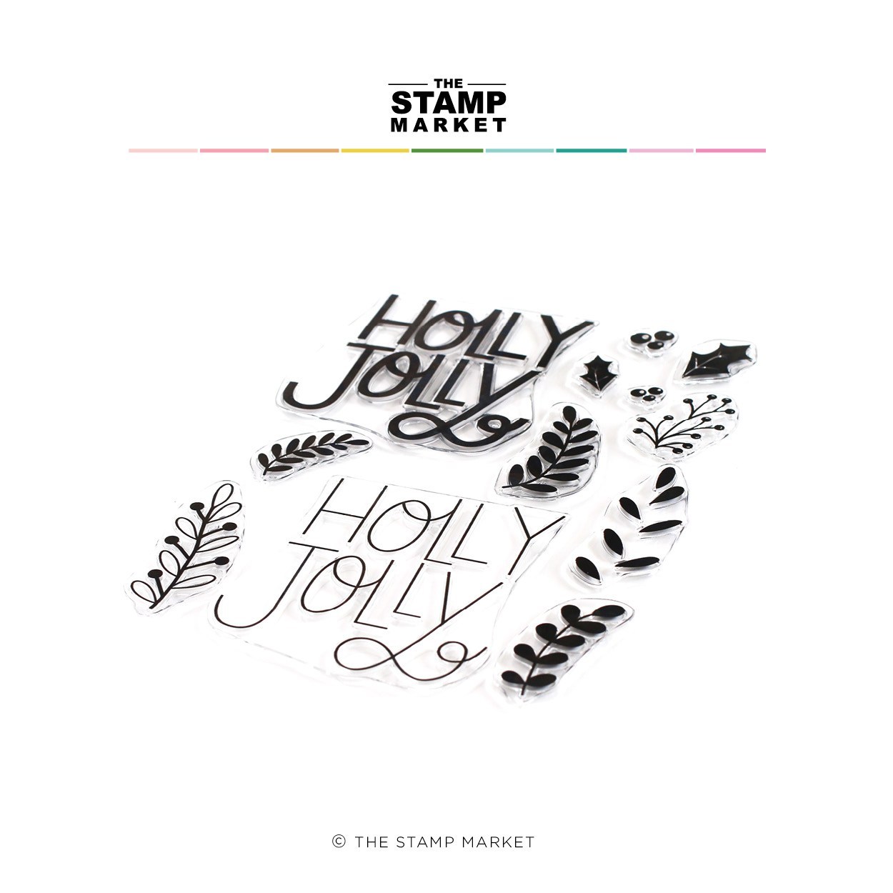 The Stamp Market Stamp - Holly Jolly | The Stamp Market ,Stamp | Little ...