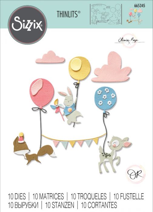 Sizzix Thinlits 665345 Woodland Celebration | Sizzix,Thinlits | Little Angel♪
