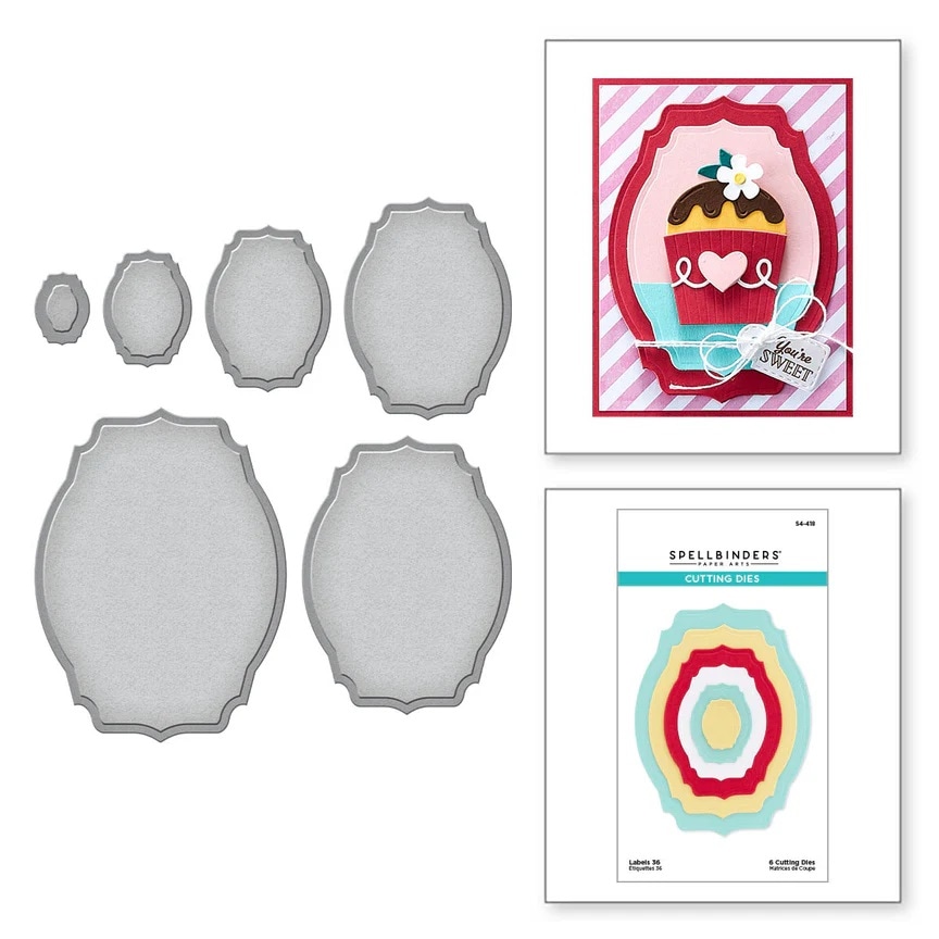 Spellbinders Die - S4-418 Labels 36 | Spellbinders,Die | Little Angel♪