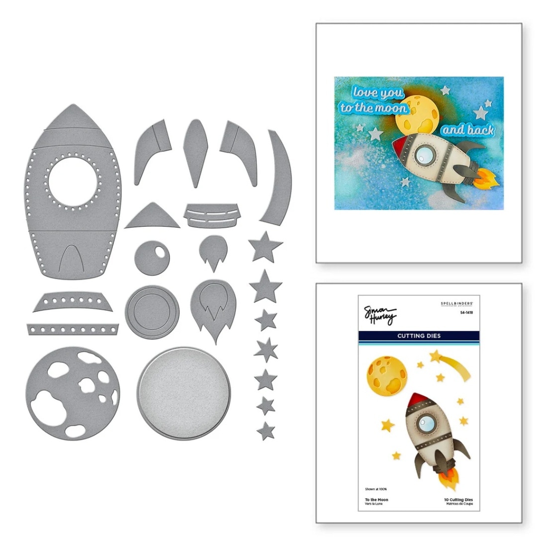 Spellbinders Die - S4-1418 To the Moon by Simon Hurley | Spellbinders ...