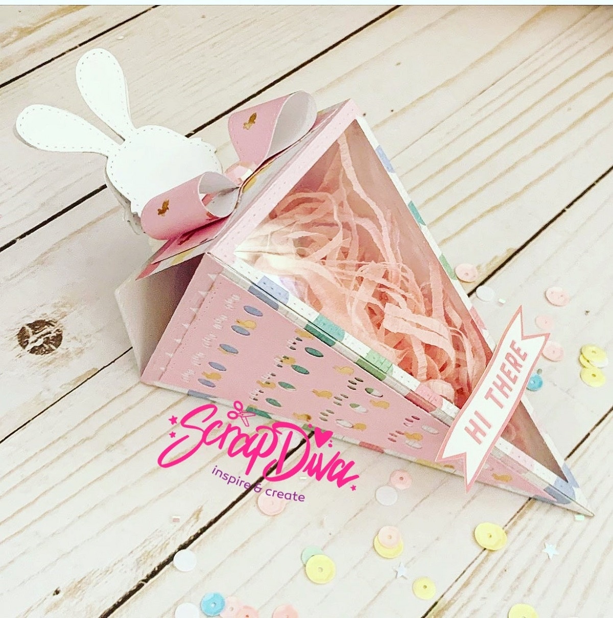 Scrap Diva Designs Die - Easter Treat Box | Scrap Diva Designs,Die ...