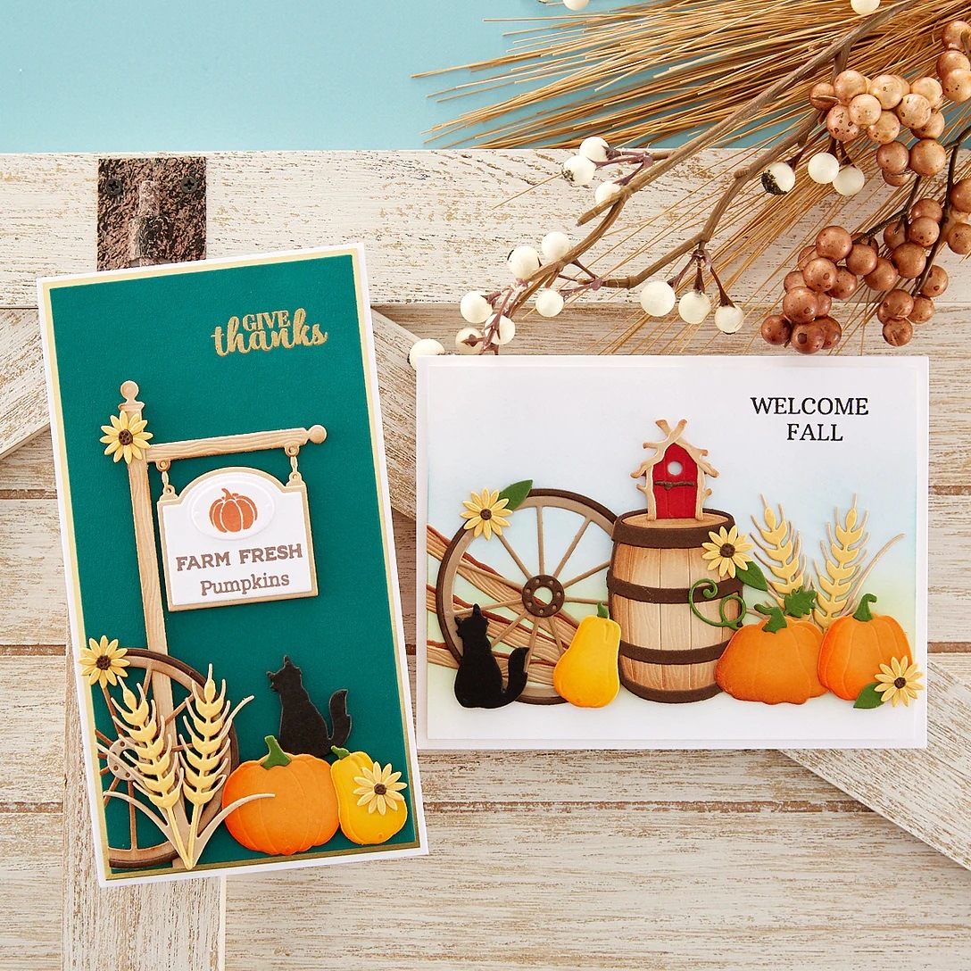 Spellbinders Stamp & Die Set - SDS-184 Welcome Sign & Sentiments ...