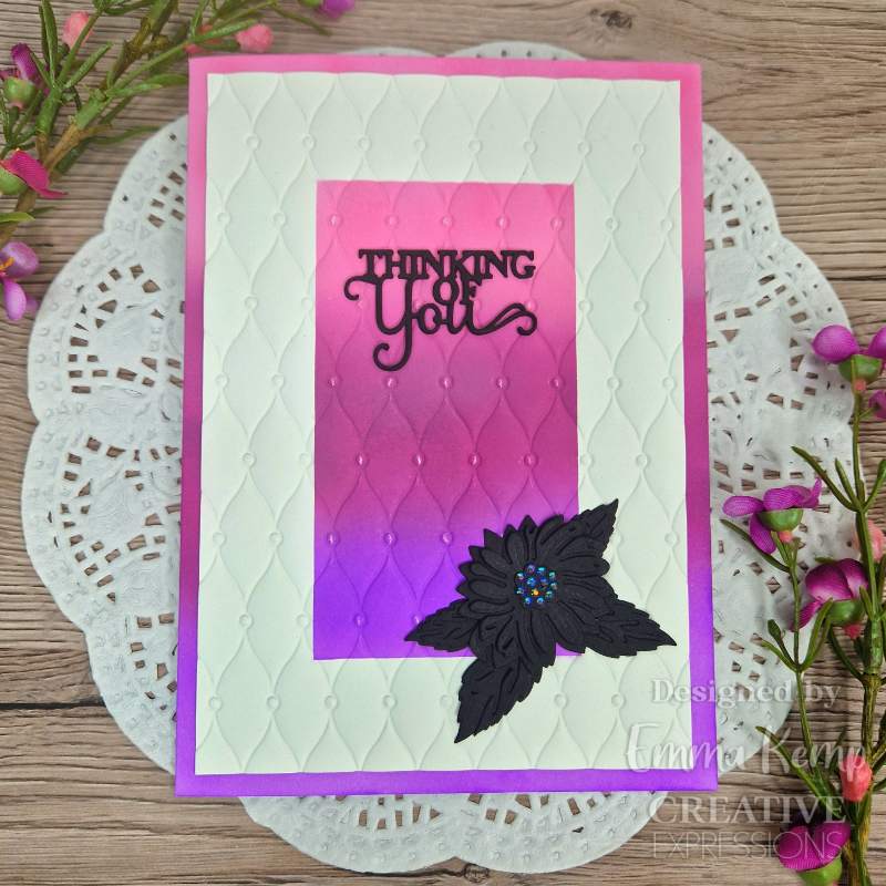 Creative Expressions 3D Embossing Folder 8inch - EF3D-061 Padded Quilt ...