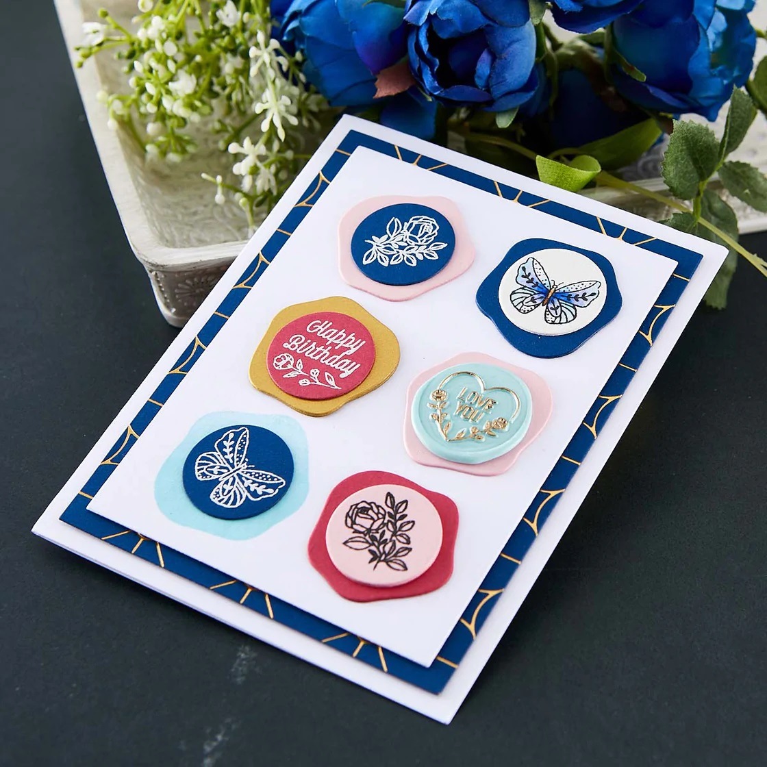 Spellbinders Stamp & Die Set - SDS-177 Faux Wax Seals | Spellbinders ...