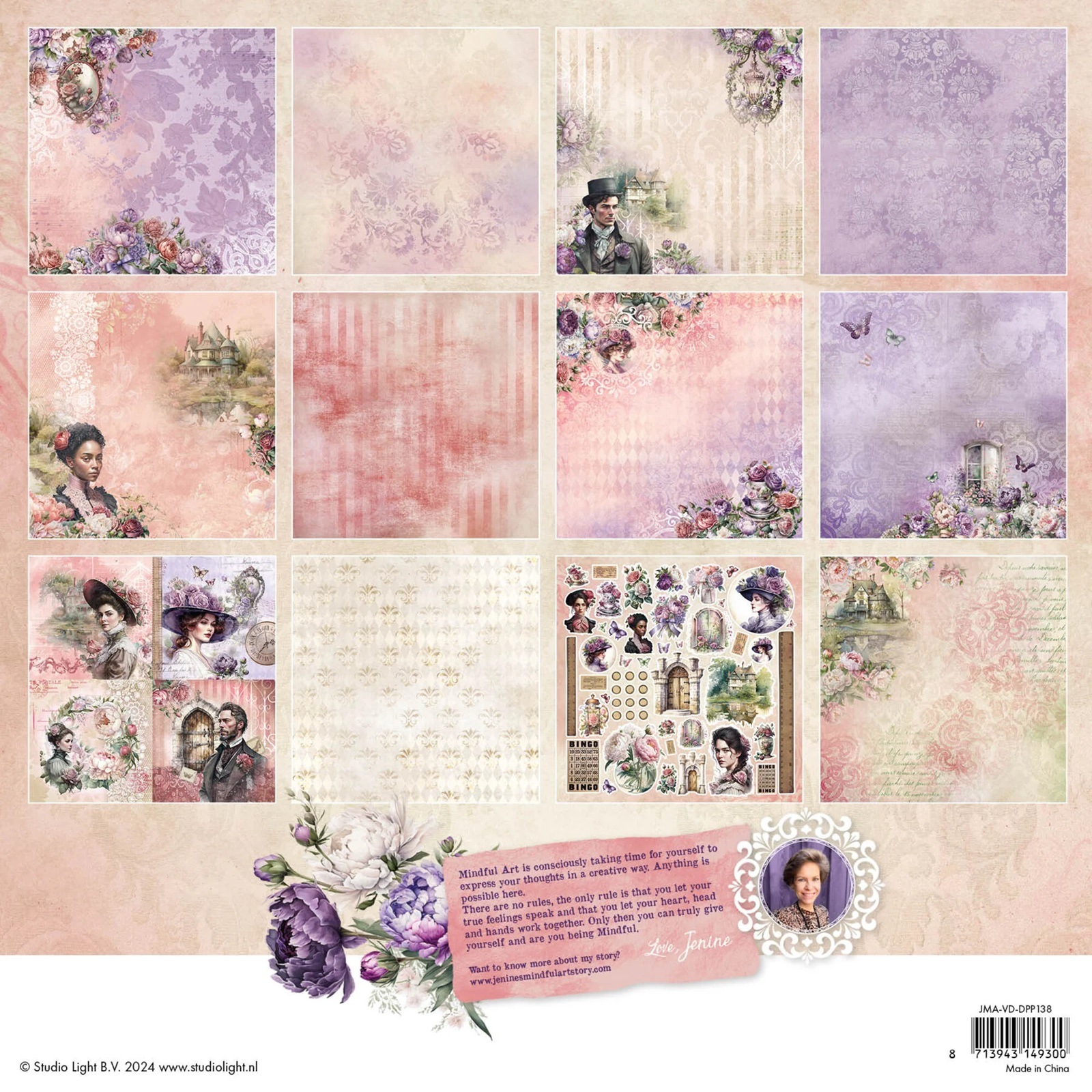 Studio Light Victorian Dreams - JMA-VD-DPP138 Paper Pad 12inch | Studio ...