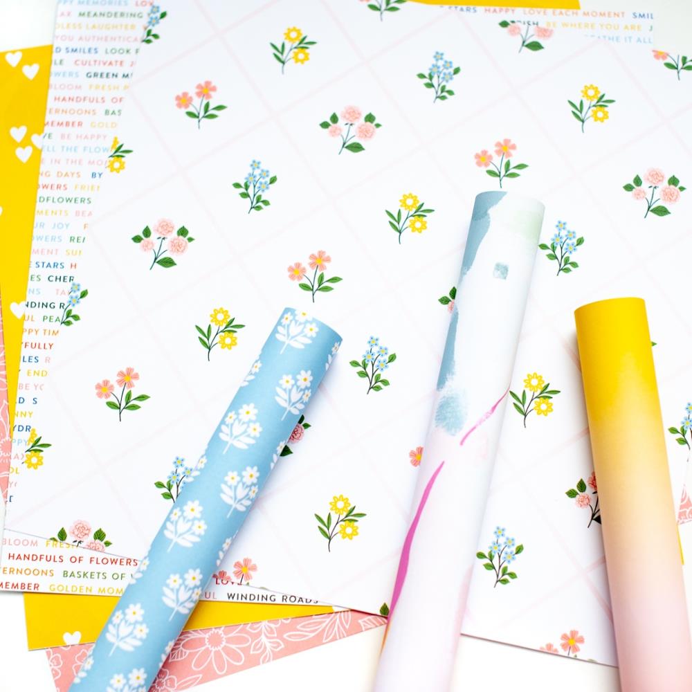 PinkFresh Studio Paper Pack 12inch - 186623 Spring Vibes | Pinkfresh ...