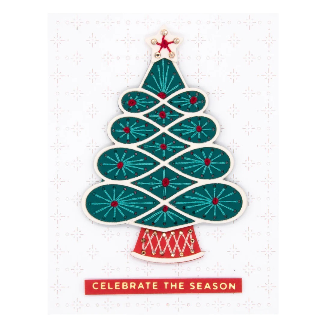 Spellbinders Die - S5-596 Stitched Christmas Tree | Spellbinders,Die ...