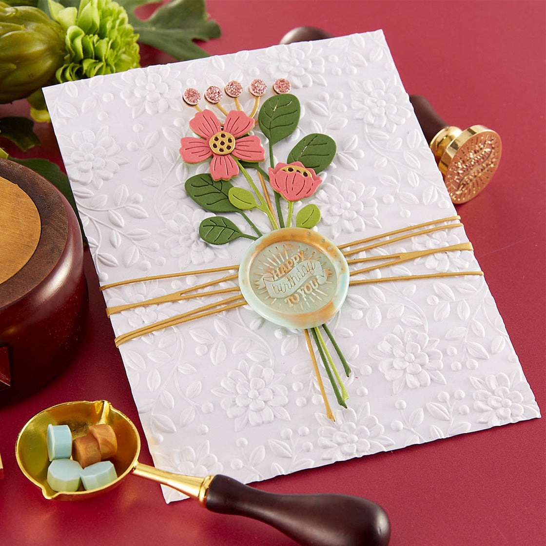 Spellbinders Die - S4-1296 Sealed Blooming Stems | Spellbinders,Die ...