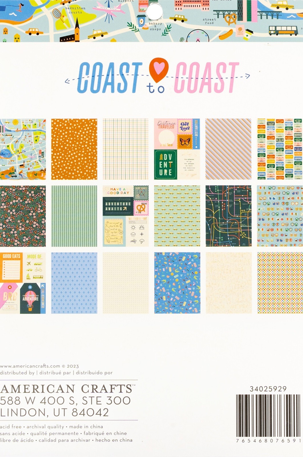 American Crafts Paper Pad 6×8 - 34025929 Coast-to-Coast | American ...