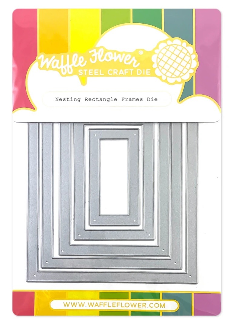 Waffle Flower Die - 420820 Nesting Rectangle Frames | Waffle Flower ,Die | Little Angel♪