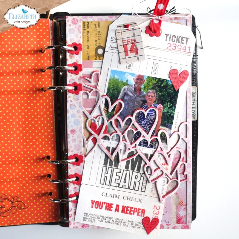 Elizabeth Craft Die - EC2009 Planner Essentials 57 - Heart Overlay ...