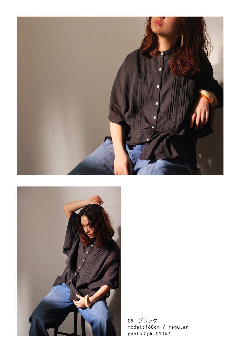 再入荷予定有!インド綿 シアーシャツ レディース トップス 綿100 送料