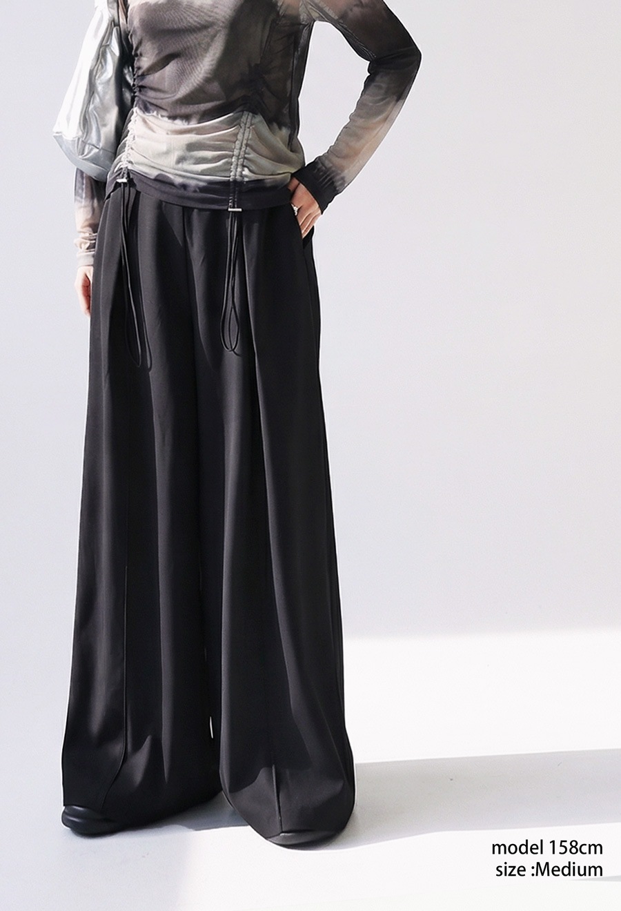 タック ワイドパンツ メンズ ストレート ロング 送料無料・メール便不可 | MENS ALL ITEM | | antiqua公式サイト