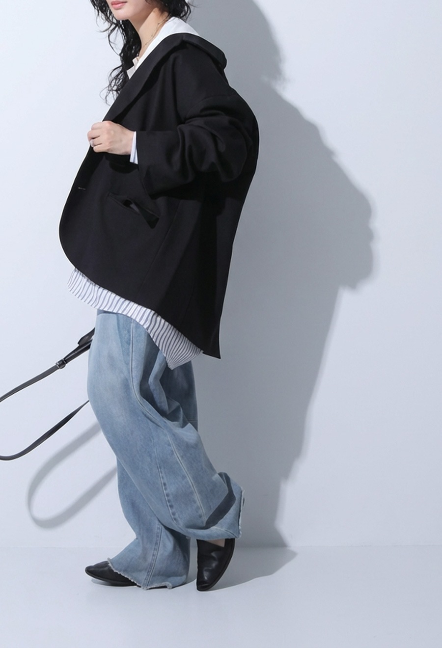 テーラードカラー ジャケット メンズ レイヤード風 送料無料・メール便不可 | MENS ALL ITEM | | antiqua公式サイト