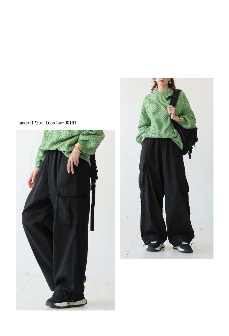 裏毛カーゴパンツ レディース ボトムス ワイド 綿 送料無料・再入荷 メール便不可 秋新作 裏毛カーゴパンツ レディース ボトムス ワイド 綿 送料無料・再入荷