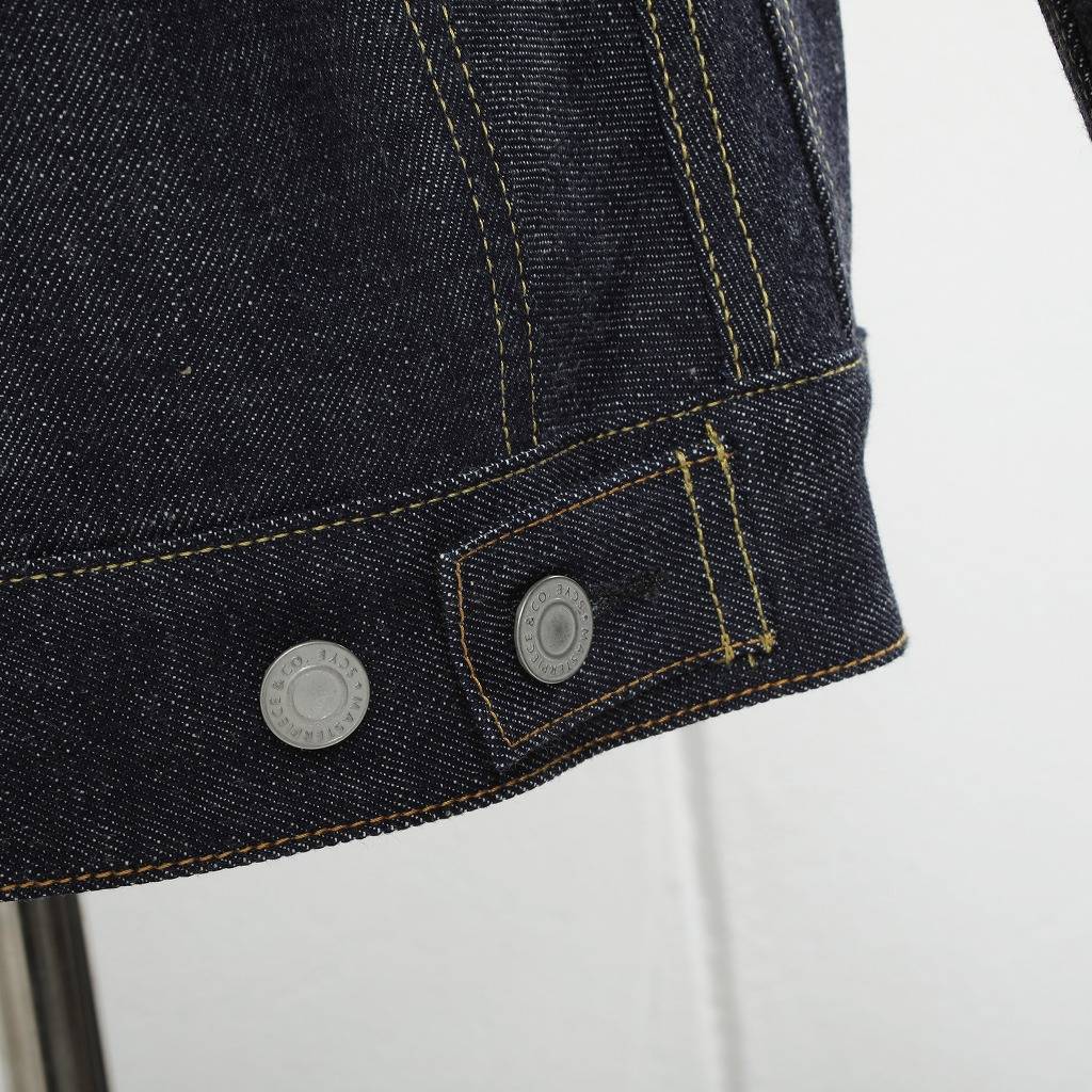 Scye /SCYE BASICS サイベーシックス Selvedge Denim Pivot Sleeve Trucker Jacket ...
