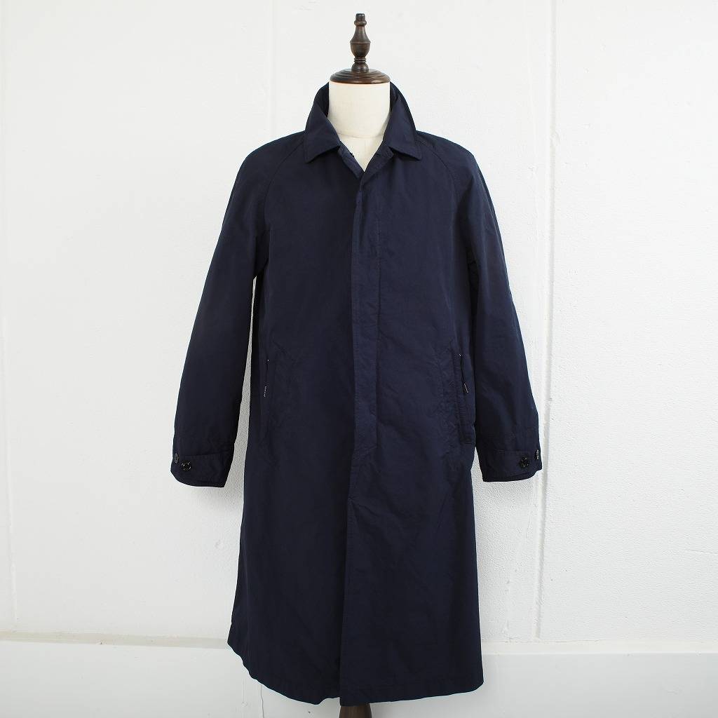 Scye /SCYE BASICS サイベーシックス N/P Garment Dyed Balmacaan Coat バルマカーンコート ...