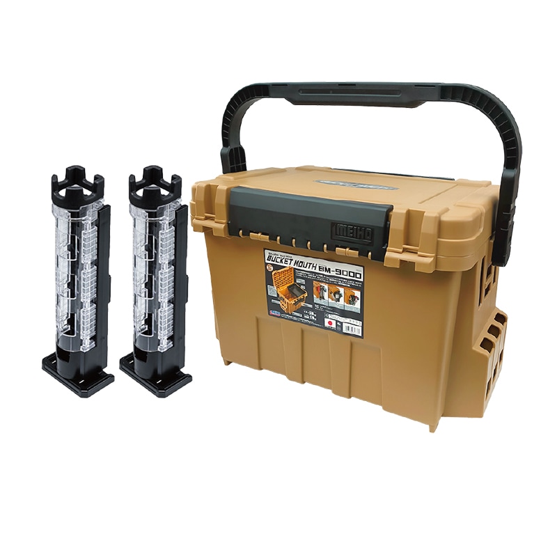 メイホウ バケットマウス BM-9000 オーカー 釣り + ロッドスタンド BM