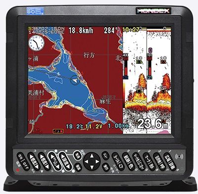 HE－8000 GPS魚探 ホンデックス [ 現金特価 ] 取寄品