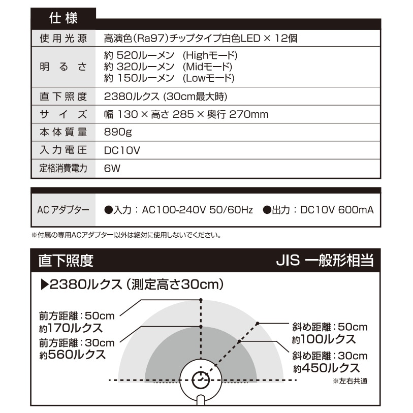 【送料無料】ジェントス LEDデスクライト ルミリオンR255 ホワイト DK-R255WH | 家電・照明・電材,照明器具・電球,デスクライト | アークランズオンライン