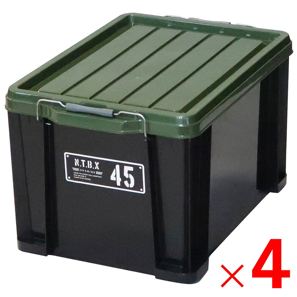 【送料無料】JEJアステージ NTボックス #45X ブラックグリーン ×4個 ケース販売 | 工具,工具箱・キャビネット,道具箱 | アークランズオンライン