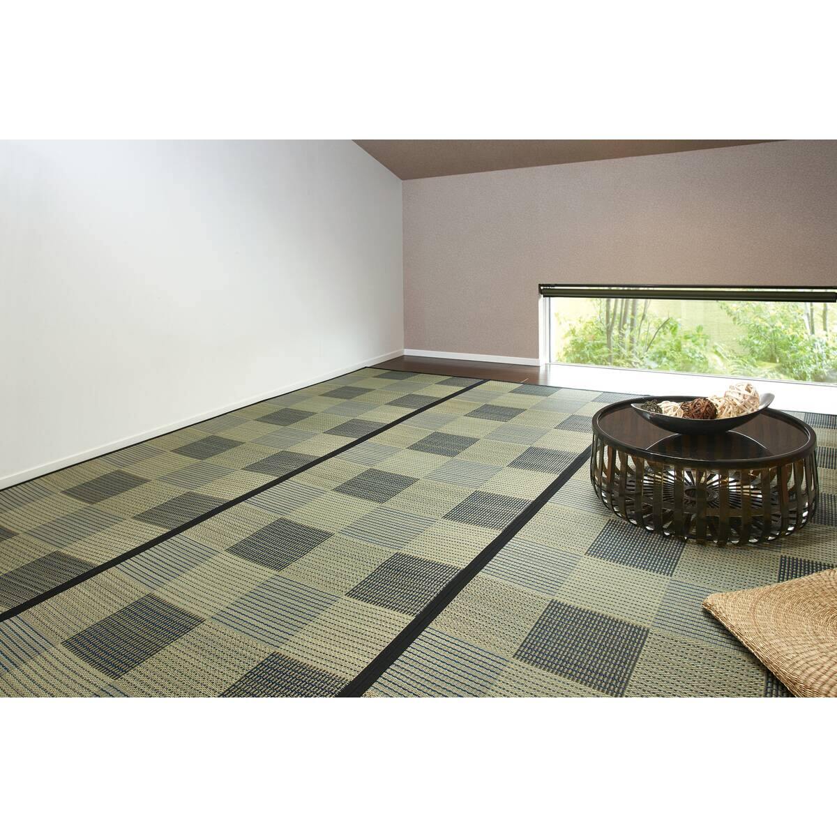 【送料無料】大島屋 い草 花ござ 唐草市松 江戸間 6畳 261×352cm 【メーカー直送・代引不可】 | インテリア,マット・カーペット,畳マット | アークランズオンライン