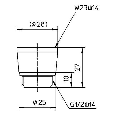 サンエイ SANEI シャワーヘッドアダプター PT250-81 | 水廻り・水道用品,シャワー,パーツ・アクセサリ,ヘッド用 | アークランズオンライン