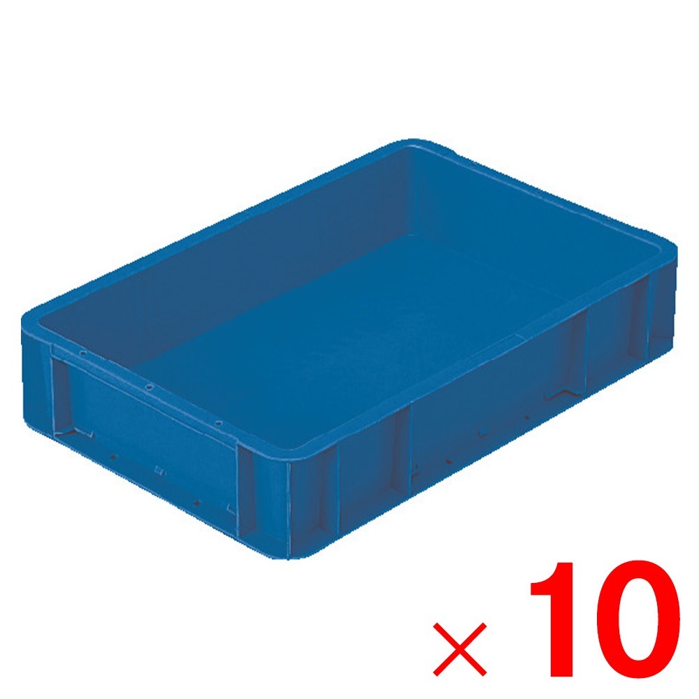 【送料無料】【法人限定】サンコー サンボックス TP341D 水抜き孔無 ブルー 201256-00 ×10個 セット販売 【メーカー直送・代引不可・置配不可】 | プラスチック用品,ボックス ...
