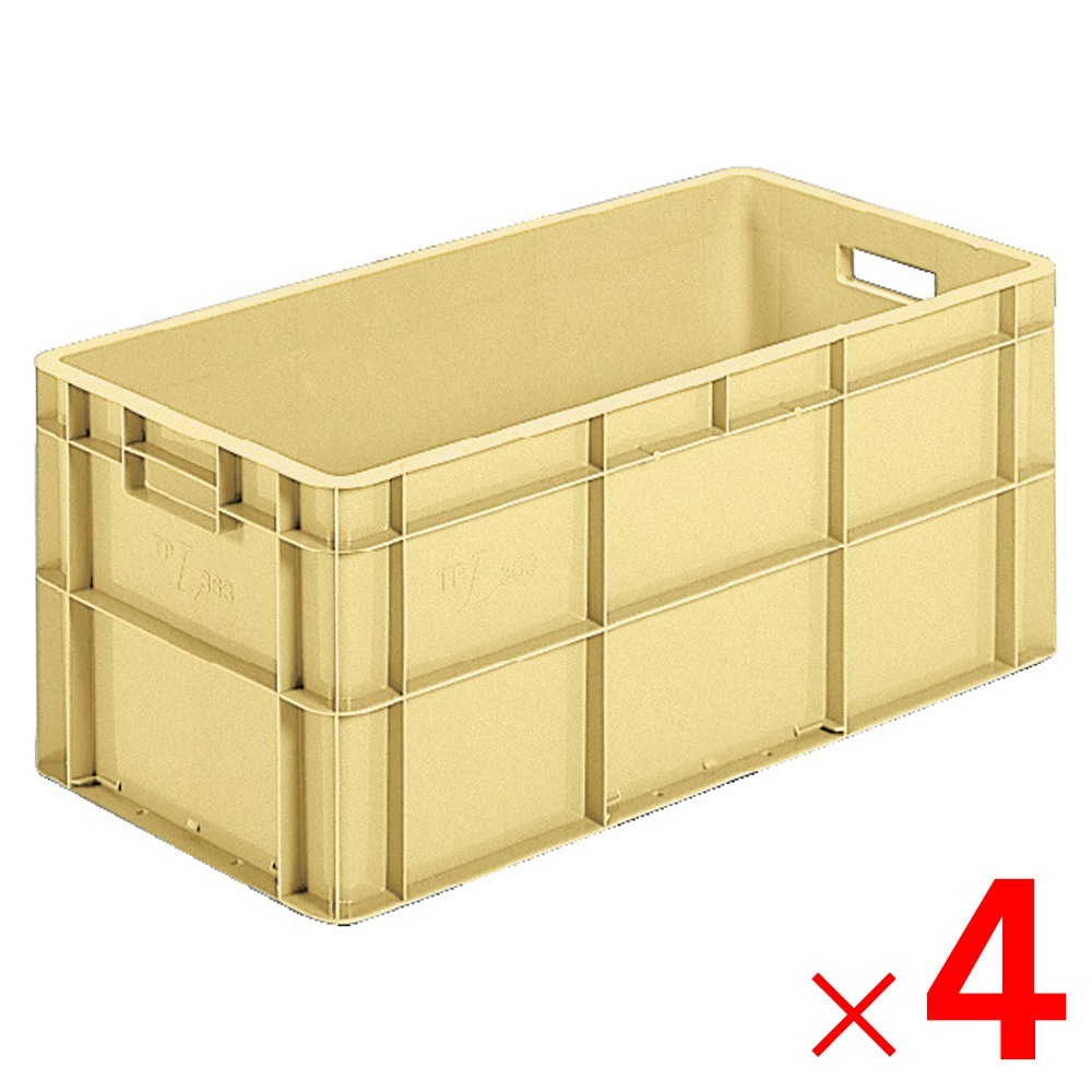 【送料無料】【法人限定】サンコー サンボックス TP363L クリーム 205203-00 ×4個 セット販売 【メーカー直送・代引不可・置配 ...