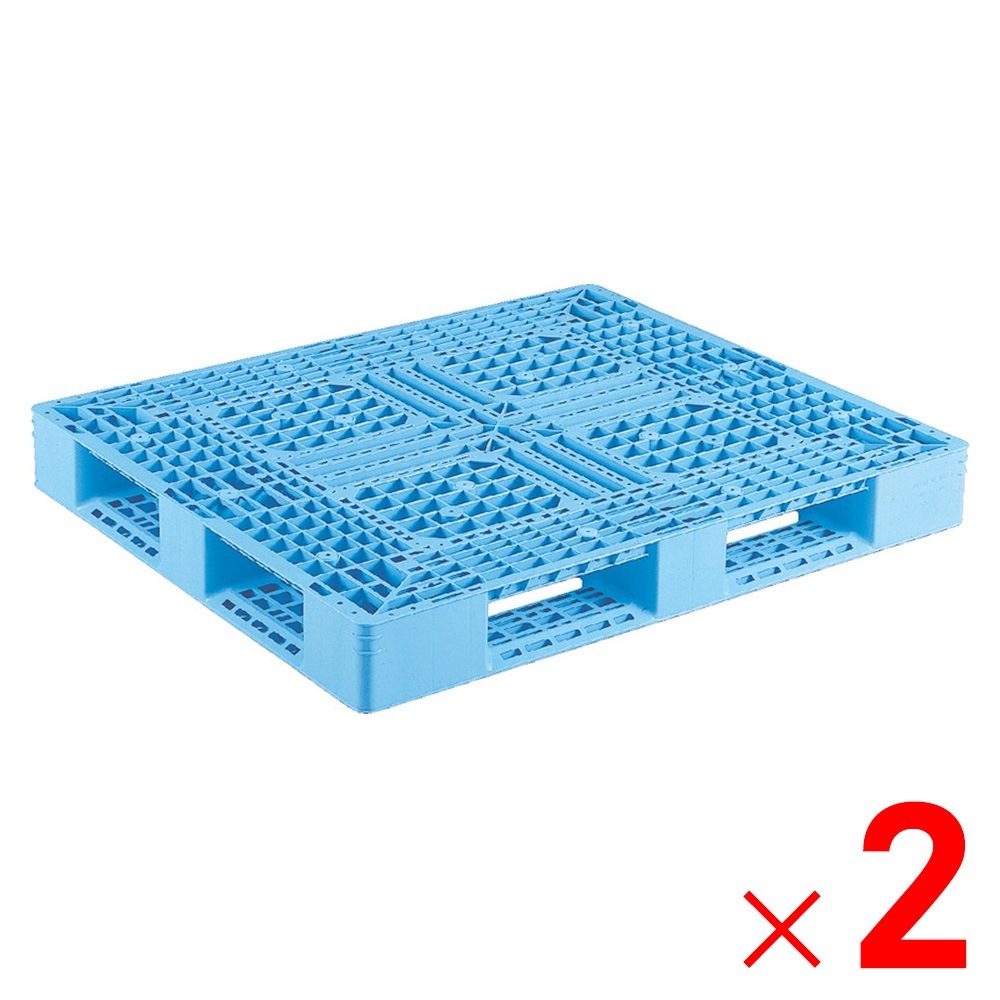 【送料無料】【法人限定】サンコー パレット D4-1113-3 ライトブルー 814306-00 ×2個 セット販売 【メーカー直送・代引不可 ...