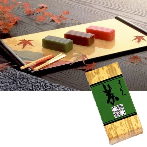 河内駿河屋 ミニようかん(茶)55g 【サージュお任せ Com】