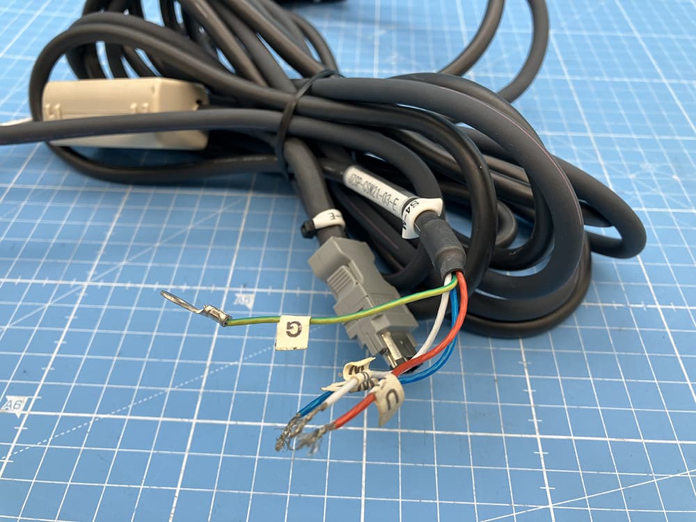 sony printer si-p850 cable jzsp-csm21-03-e used | SONY,印刷機,SI-P850,ケーブル ...