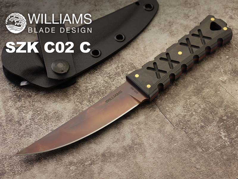 ウィリアムズ BD SZK-C02-C ショウブヅクリ カイケン カスタム シースナイフ WILLIAMS BLADE DESIGN | Williams Blade Design ...