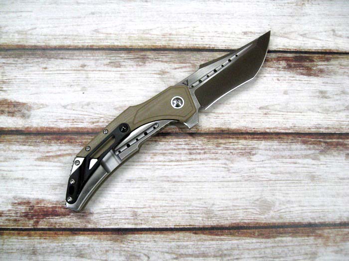 ベグ アスティオ フレーム ロック タントーブレード TANハンドル 折り畳みナイフ Begg Knives Astio Frame Lock ...